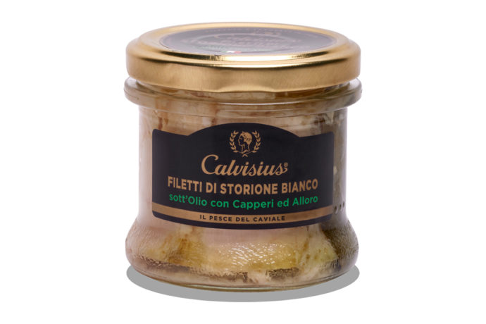 Sturgeon in olive oil - Calvisius | Caviale sostenibile